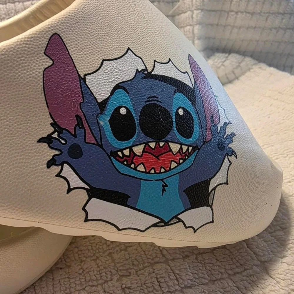 Disney | Shoes | New Disney Stitch Slide Sandals | Poshmark